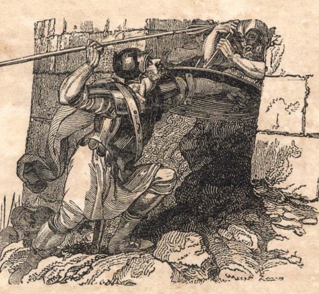 Joab Smiting the Jebusites - 1 Chronicles Image