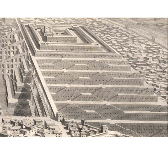 View of All the Buildings of the Temple - 1 Kings Image