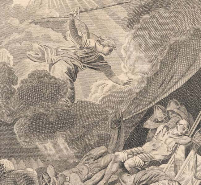An Angel Destroys the Assyrians - 2 Chronicles Image