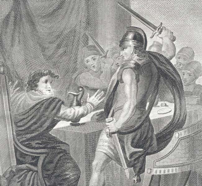 Ishmael Slaying Gedaliah - 2 Kings Image