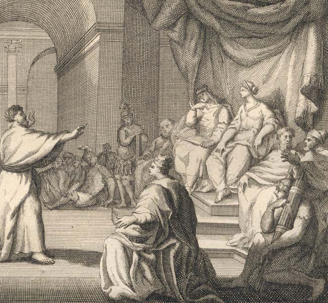 Paul before King Agrippa - Acts of the Apostles Image