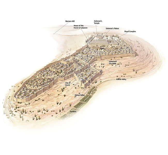 Jerusalem in the Time of Solomon - ESV Global Study Bible Image