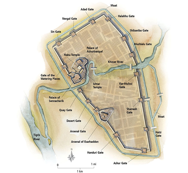 The City of Nineveh - ESV Global Study Bible Image