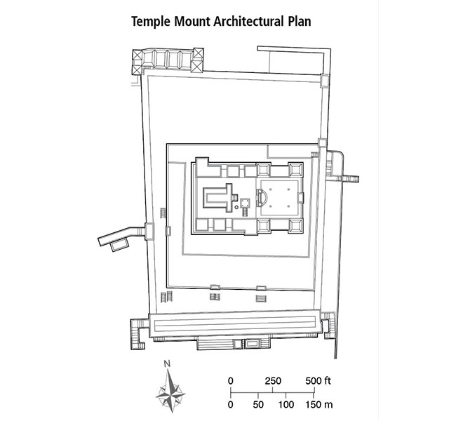 The Temple Mount Architectural Plan - ESV Global Study Bible Image