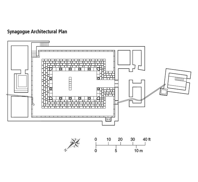 Synagogue Architectural Plan - ESV Global Study Bible Image