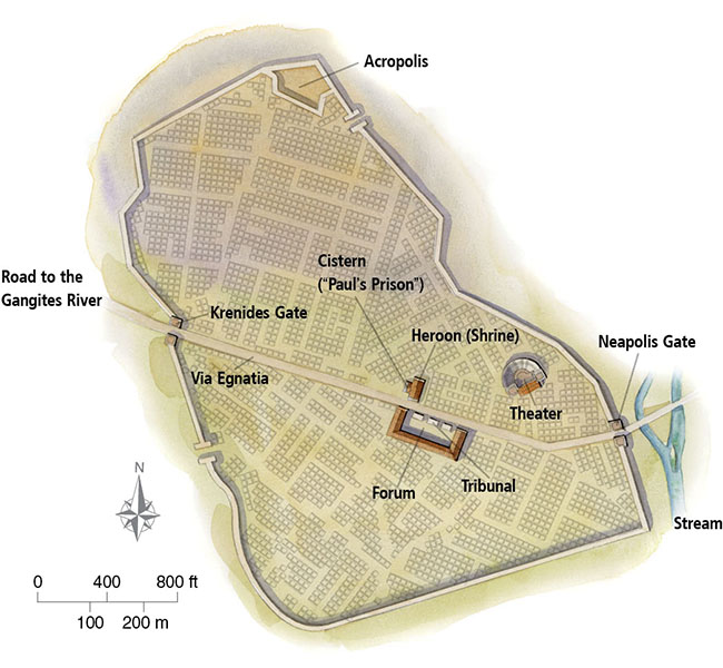 Philippi in the Time of Paul - ESV Global Study Bible Image