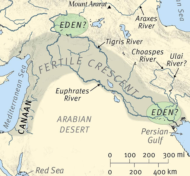 The Garden of Eden - ESV Global Study Bible Image