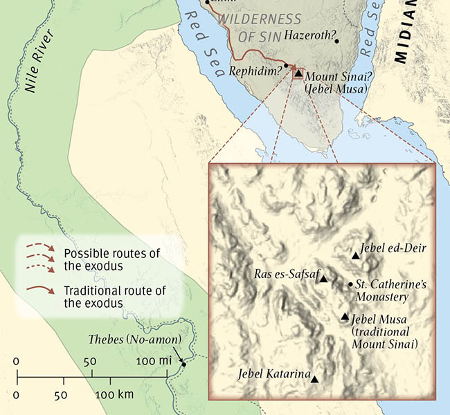 The Setting of Leviticus - ESV Global Study Bible Image