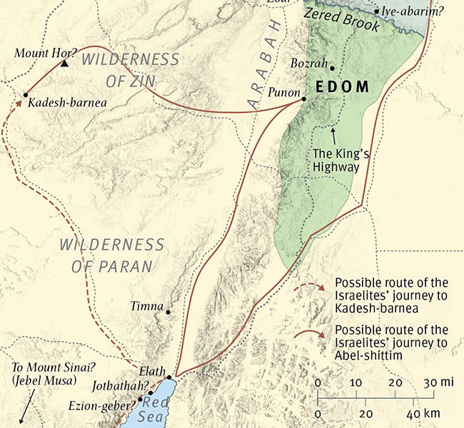 The Setting of Deuteronomy - ESV Global Study Bible Image