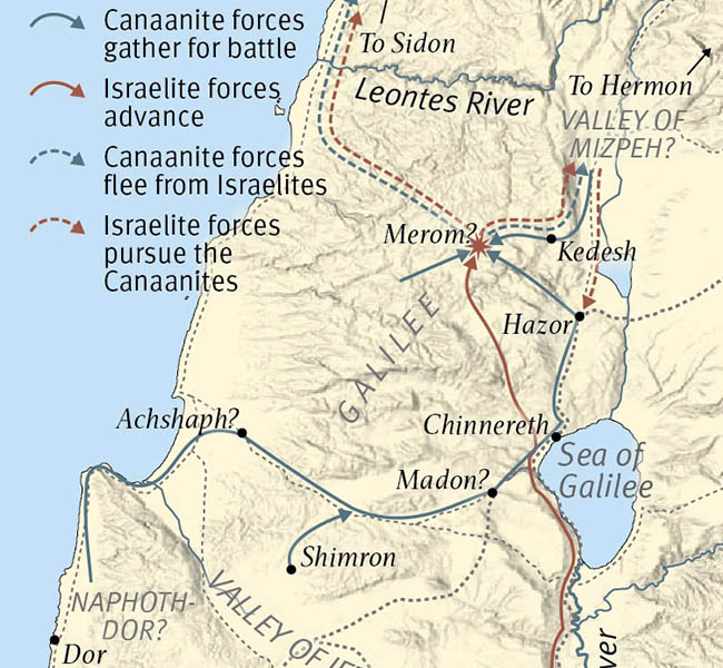 The Conquest of Canaan: The Northern Campaign - ESV Global Study Bible ...