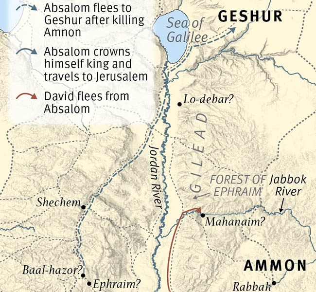 David and Absalom - ESV Global Study Bible Image
