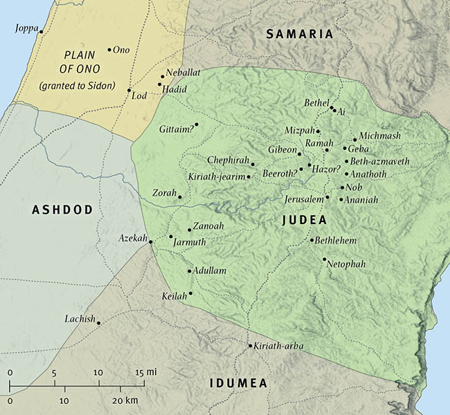 Judea under Persian Rule - ESV Global Study Bible Image