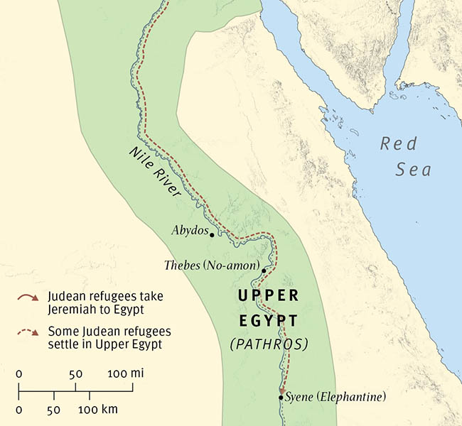 Jeremiah Prophesies against Egypt - ESV Global Study Bible Image