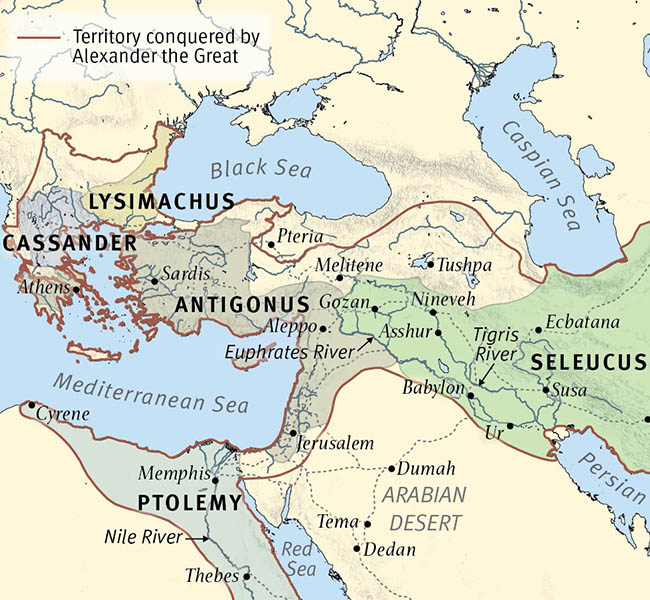 The Empires of Daniel's Visions: The Greeks - ESV Global Study Bible Image