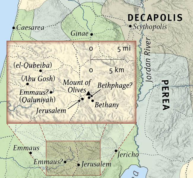 Jesus' Appearances after His Resurrection - ESV Global Study Bible Image