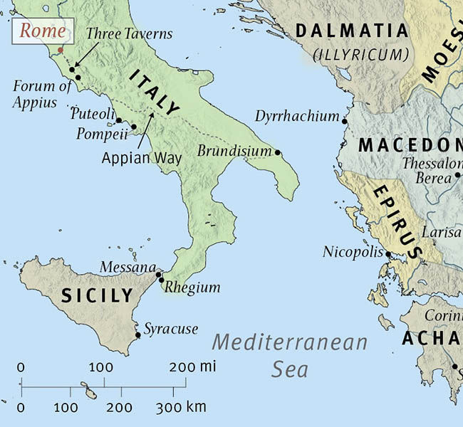 The Setting of Romans - ESV Global Study Bible Image