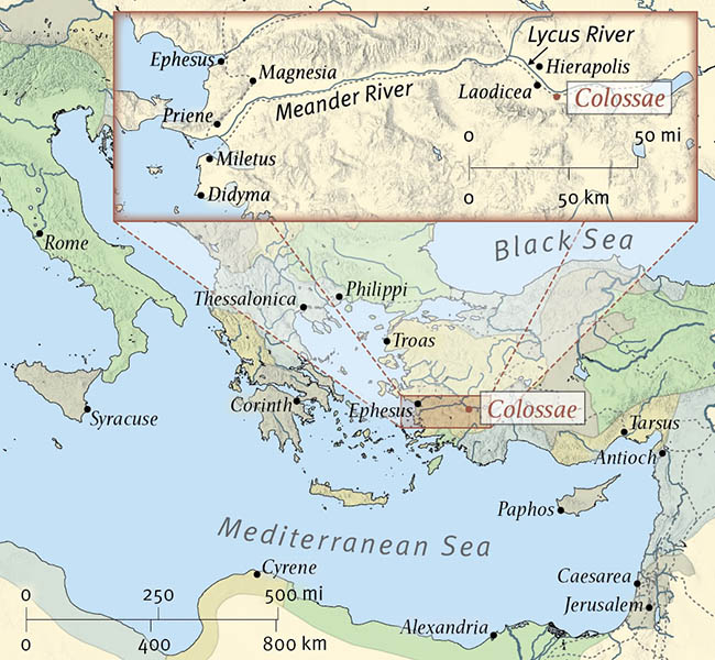 The Setting of Colossians - ESV Global Study Bible Image