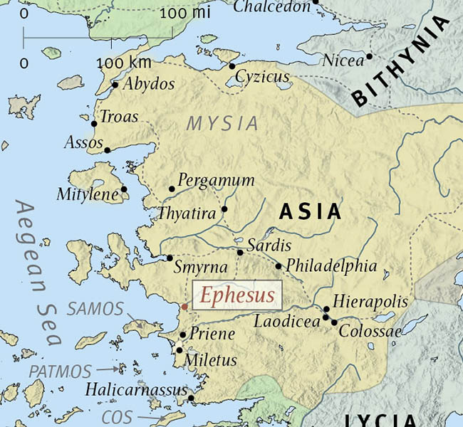 The Setting of 1 Timothy - ESV Global Study Bible Image