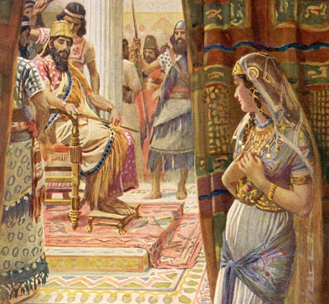 Esther Entering the King's Presents - Esther Image