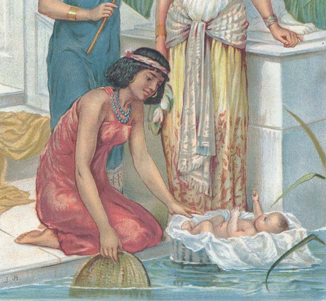Finding the Infant Moses - Exodus Image