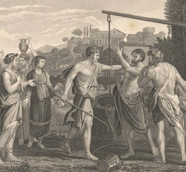 Moses at the Well - Exodus Image