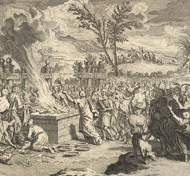 The Twelve Columns Moses Raised - Exodus Image