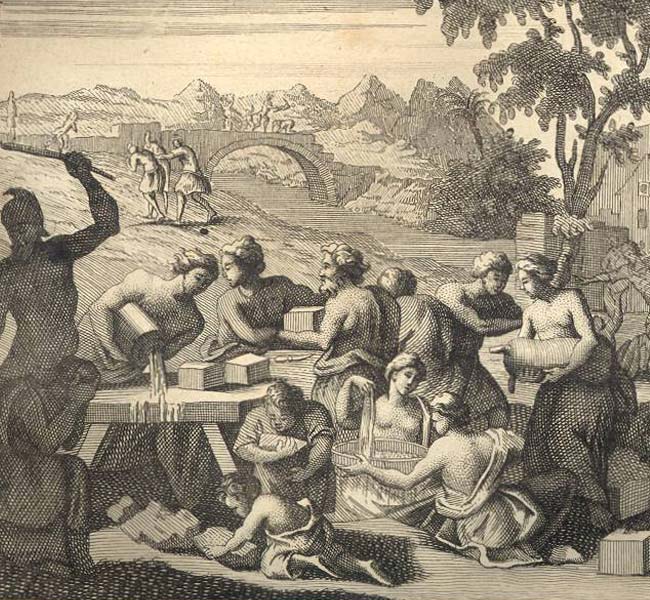 Constraint of the Israelites in Egypt - Exodus Image