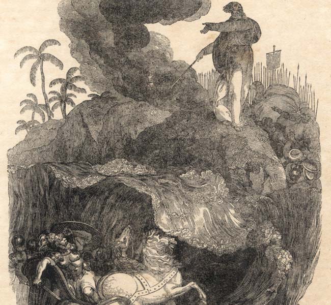 Pharaoh and His Host Drowned in the Red Sea - Exodus Image