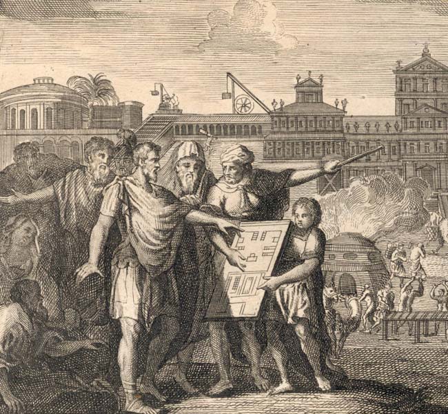 The Rebuilding of the Temple Begins - Ezra Image