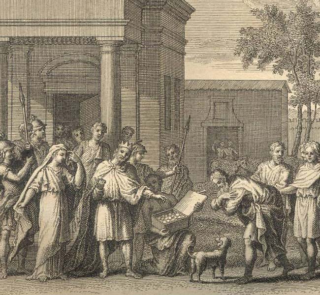 Abimelech Restores Sarah to Abraham - Genesis Image
