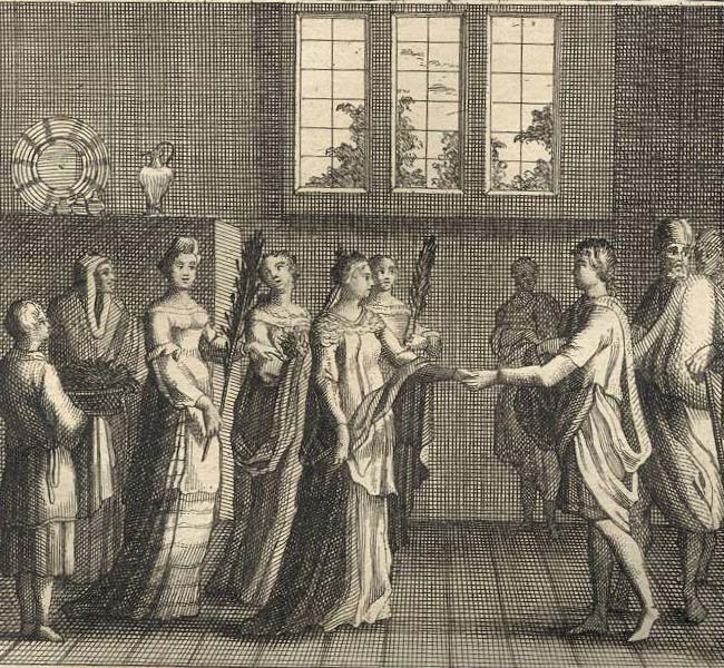 The Marriage of Isaac and Rebekah - Genesis Image