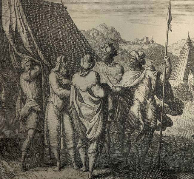 Abimelech and Isaac Make a Covenant - Genesis Image