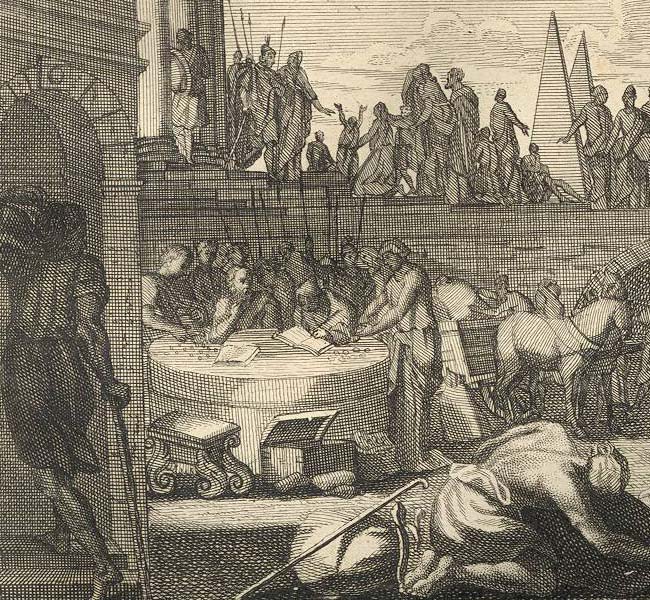 Joseph Opens the Storehouses for the Egyptians - Genesis Image