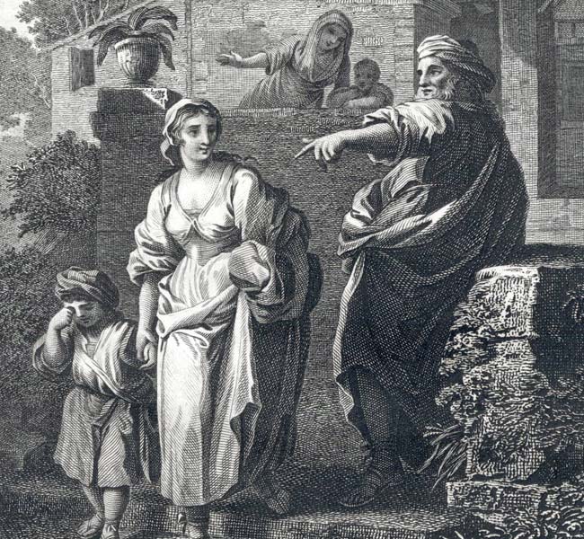 Abraham Giving up Hagar - Genesis Image