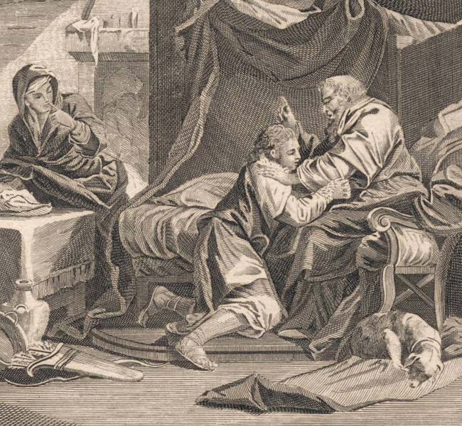 Isaac Blessing Jacob - Genesis Image