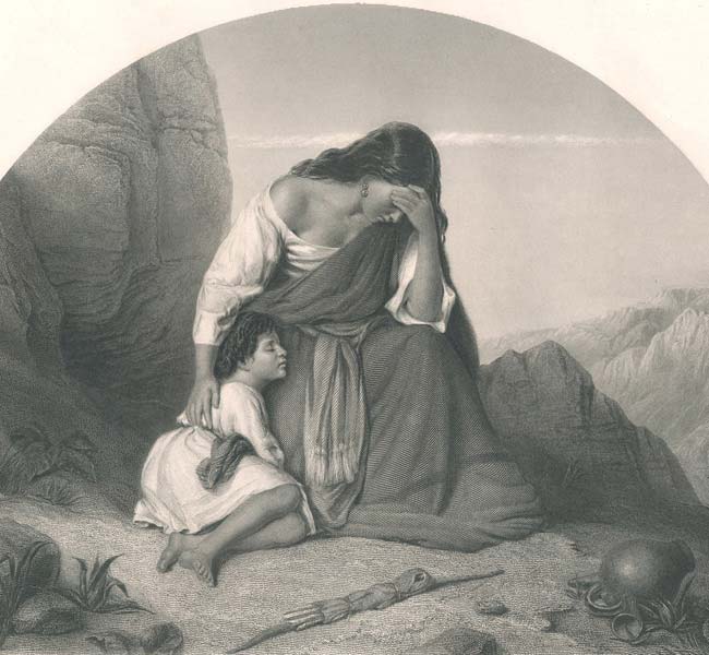 Ishmael and Hagar - Genesis Image