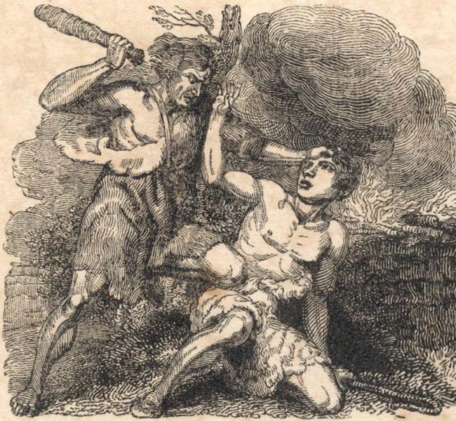 Cain Slaying His Brother Abel - Genesis Image
