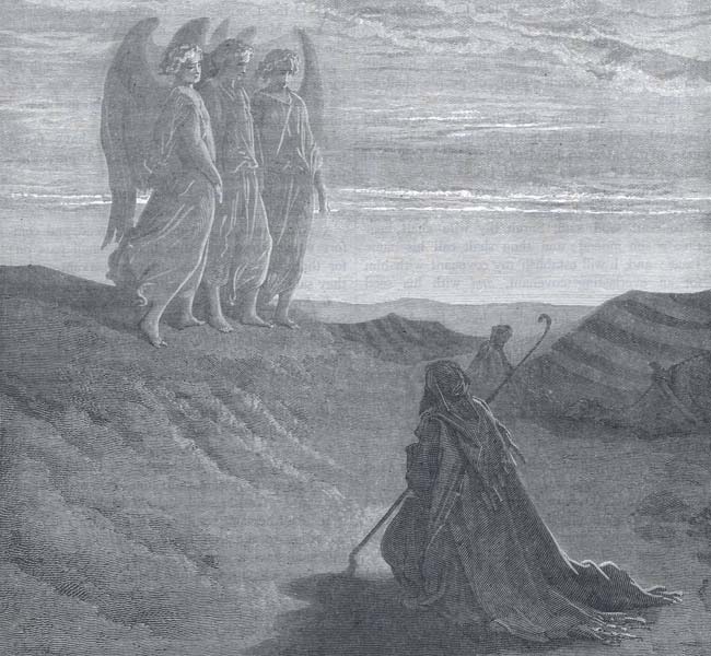 Abraham and the Three Angels - Genesis Image