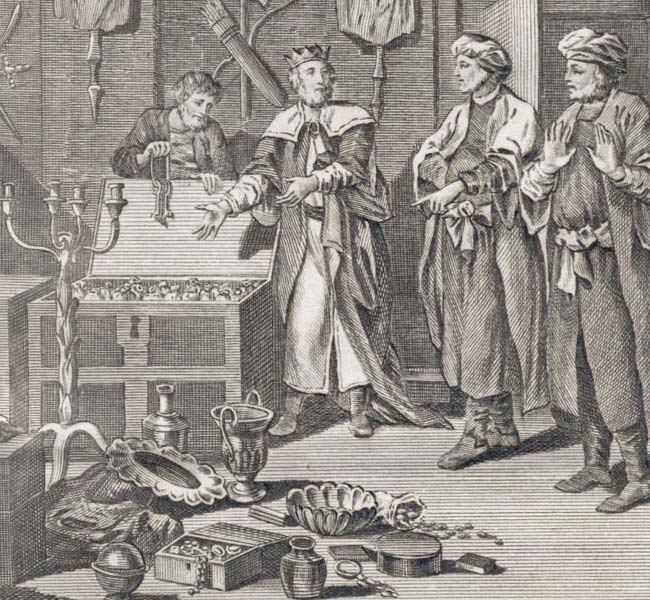 Hezekiah Displaying His Treasures - Isaiah Image