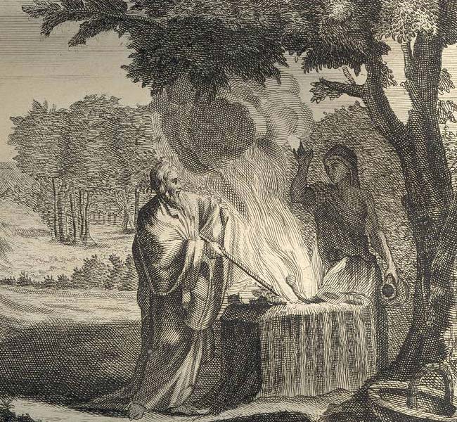 The Angel of the Lord Appears to Gideon - Judges Image