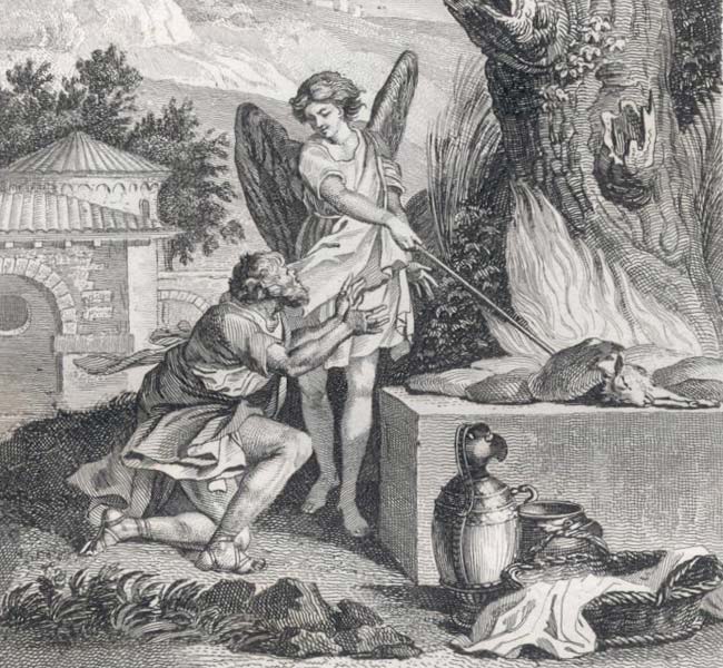 Gideon Offers a Sacrifice - Judges Image