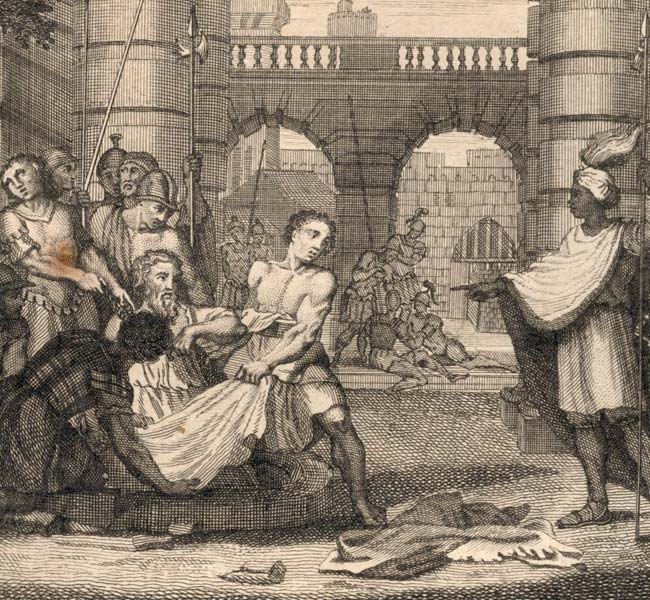 Ebedmelech's Men Drawing Jeremiah from the Dungeon - Jeremiah Image