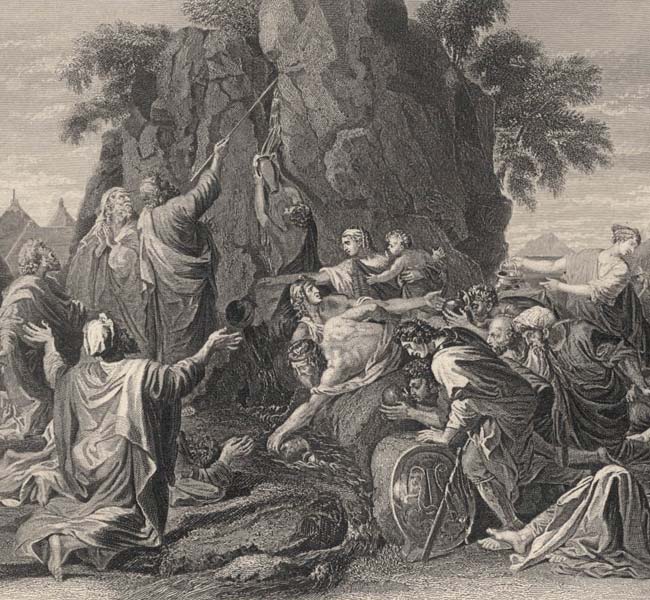 Moses Smote the Rock Twice, and the Water Came Out Abundantly - Numbers ...