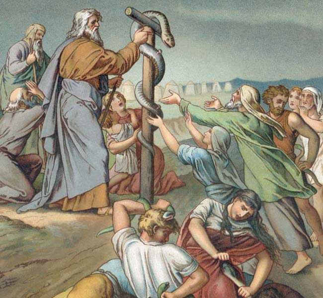 Moses Made a Serpent of Brass - Numbers Image