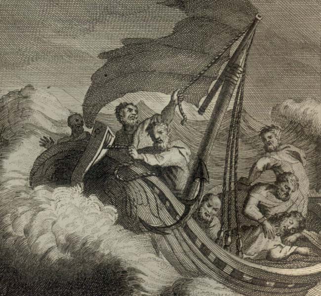 Jesus Sleeps during a Storm - Matthew Image
