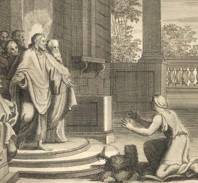 Jesus Heals a Gentile Woman's Daughter - The Gospels Image