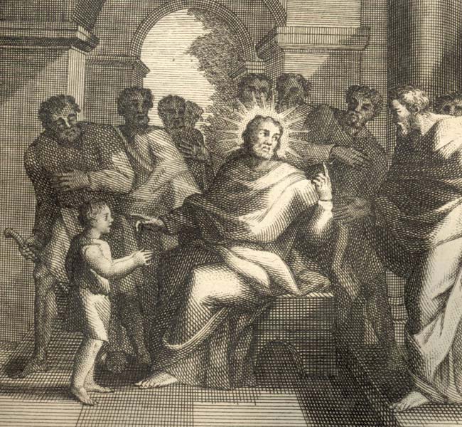 Jesus Uses a Child as an Example of Faith - The Gospels Image