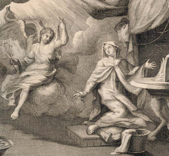 Angel Visits Mary - The Gospels Image