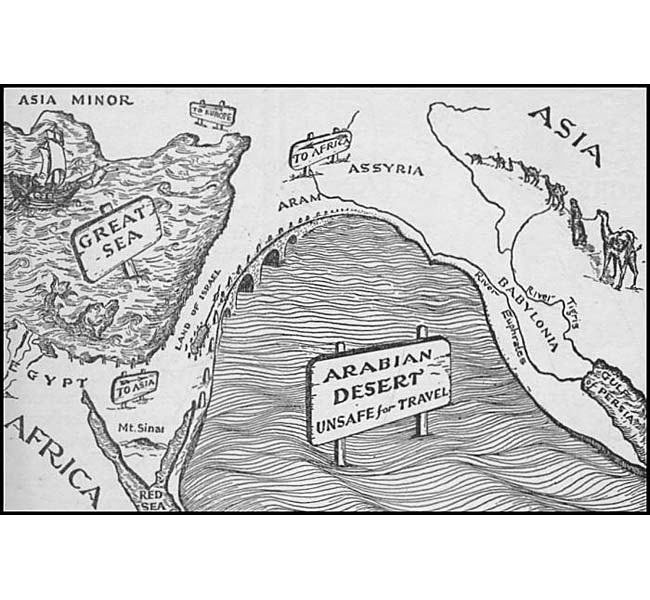 Israel Was the Bridge between the Continents - The Graphic Bible Image
