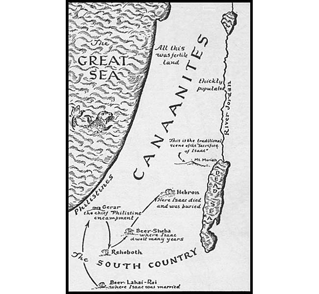 The Wanderings of Isaac - The Graphic Bible Image